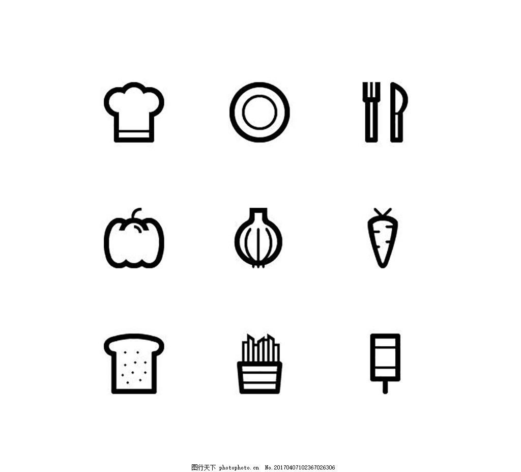 食物烹饪icon图标素材图片_其他_ICON图标-图行天下素材网