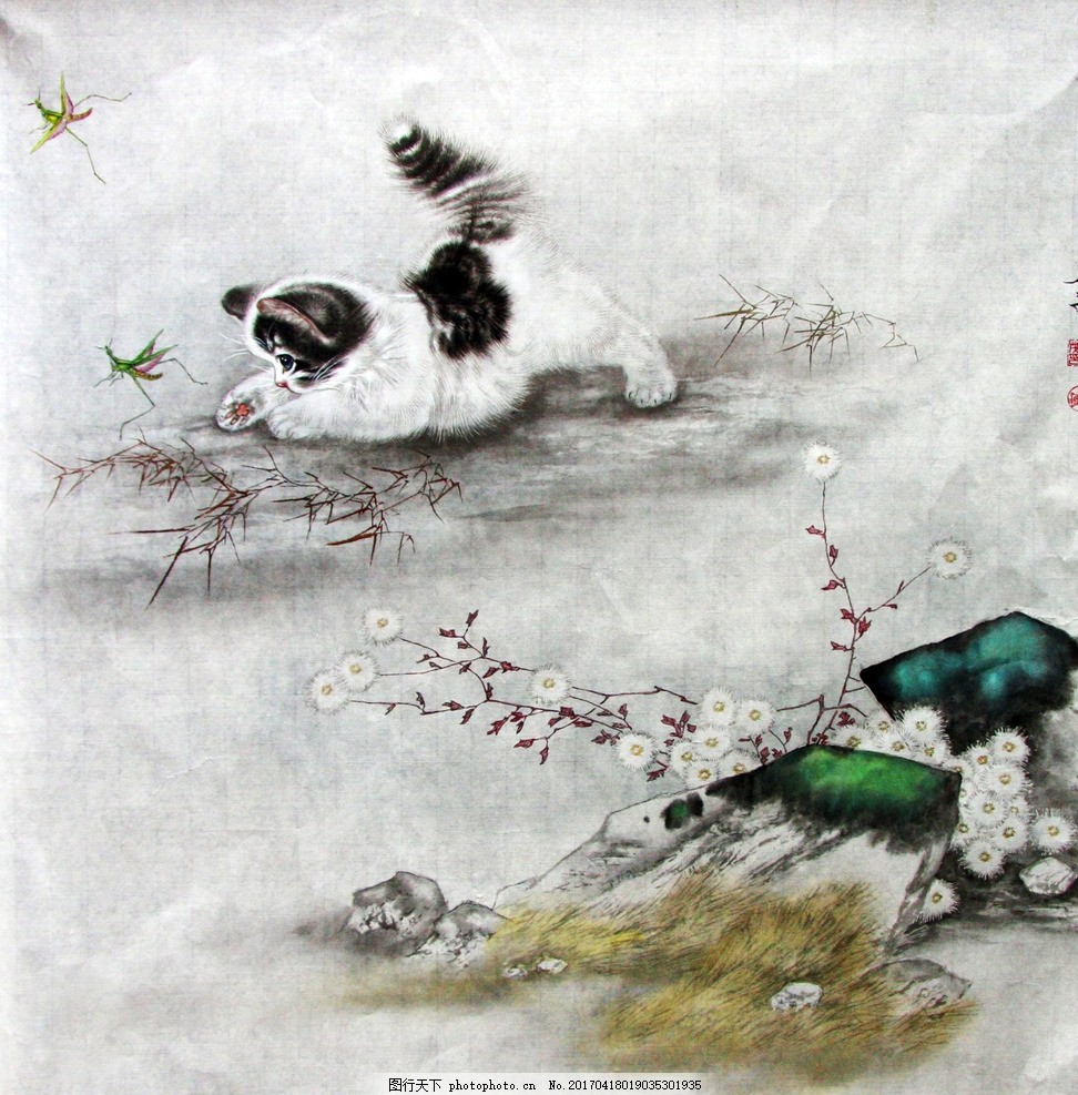 工笔花鸟图片_休闲娱乐_生活方式-图行天下素材网