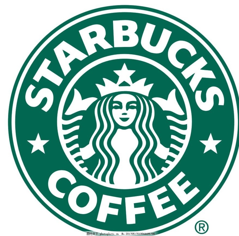 星巴克单色logo图片_Logo_LOGO标识-图行天下素材网